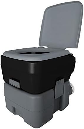 Products Flush-N-Go 3320 Portable Flushing Toilet 2.5 Gal, black//white ...