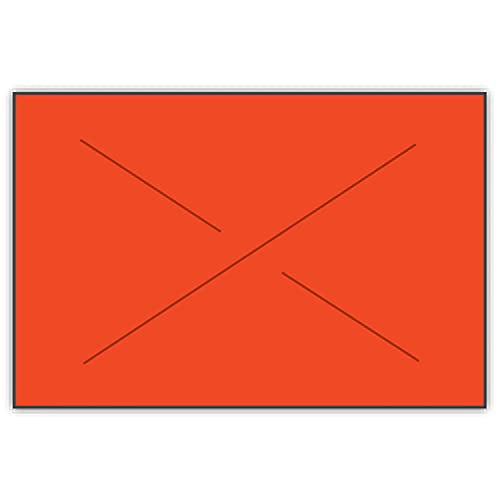 Products Gx1812 Fluorescent Red Blank Labels (1812-03050), 11 Rolls per ...