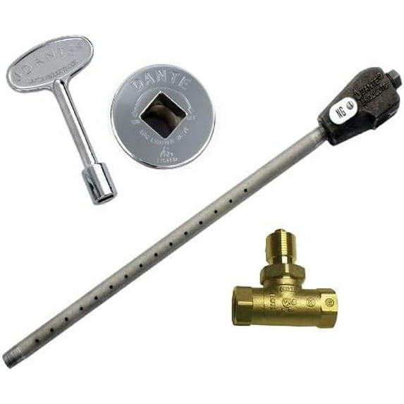 Products NG.BVS.CR Universal Log Lighter Combo Kit with Natural Gas Log ...