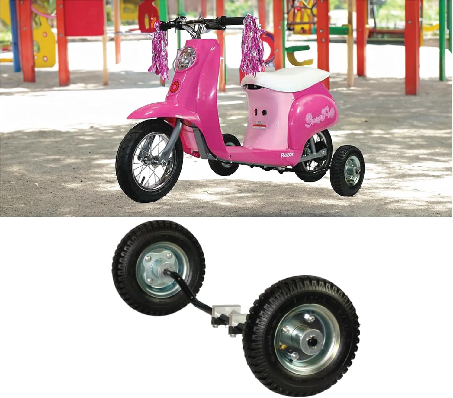 Products USA Wheels for Tots Training Wheels for Razor Pocket Mod ...