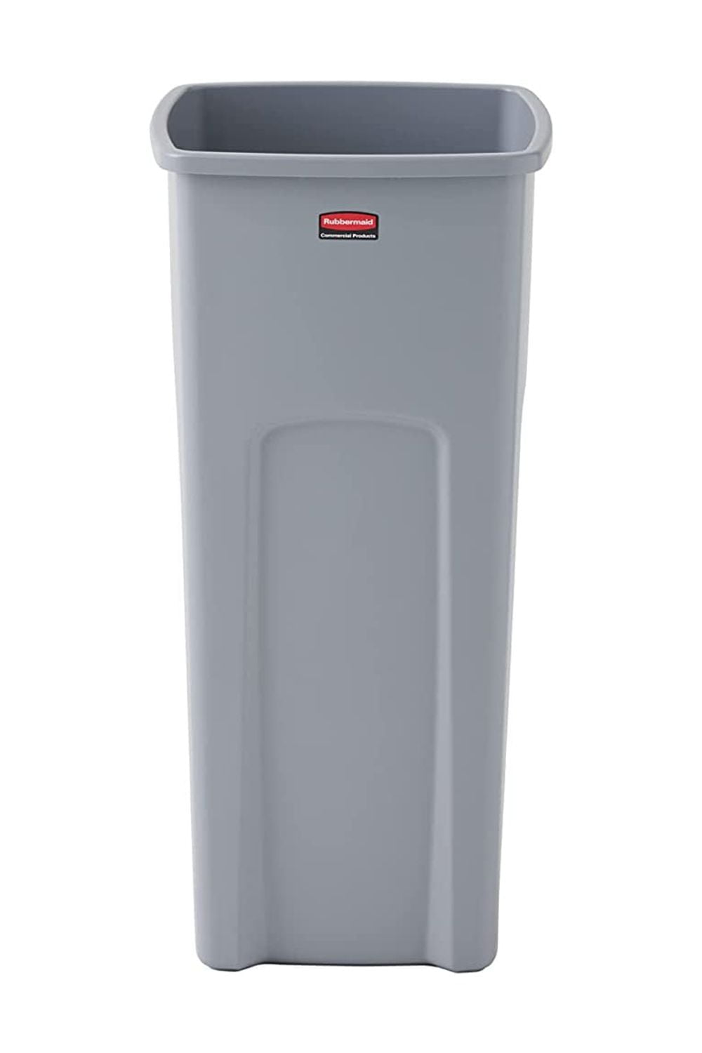 Products Untouchable Square Trash/Garbage Can, 23-Gallon, Gray ...