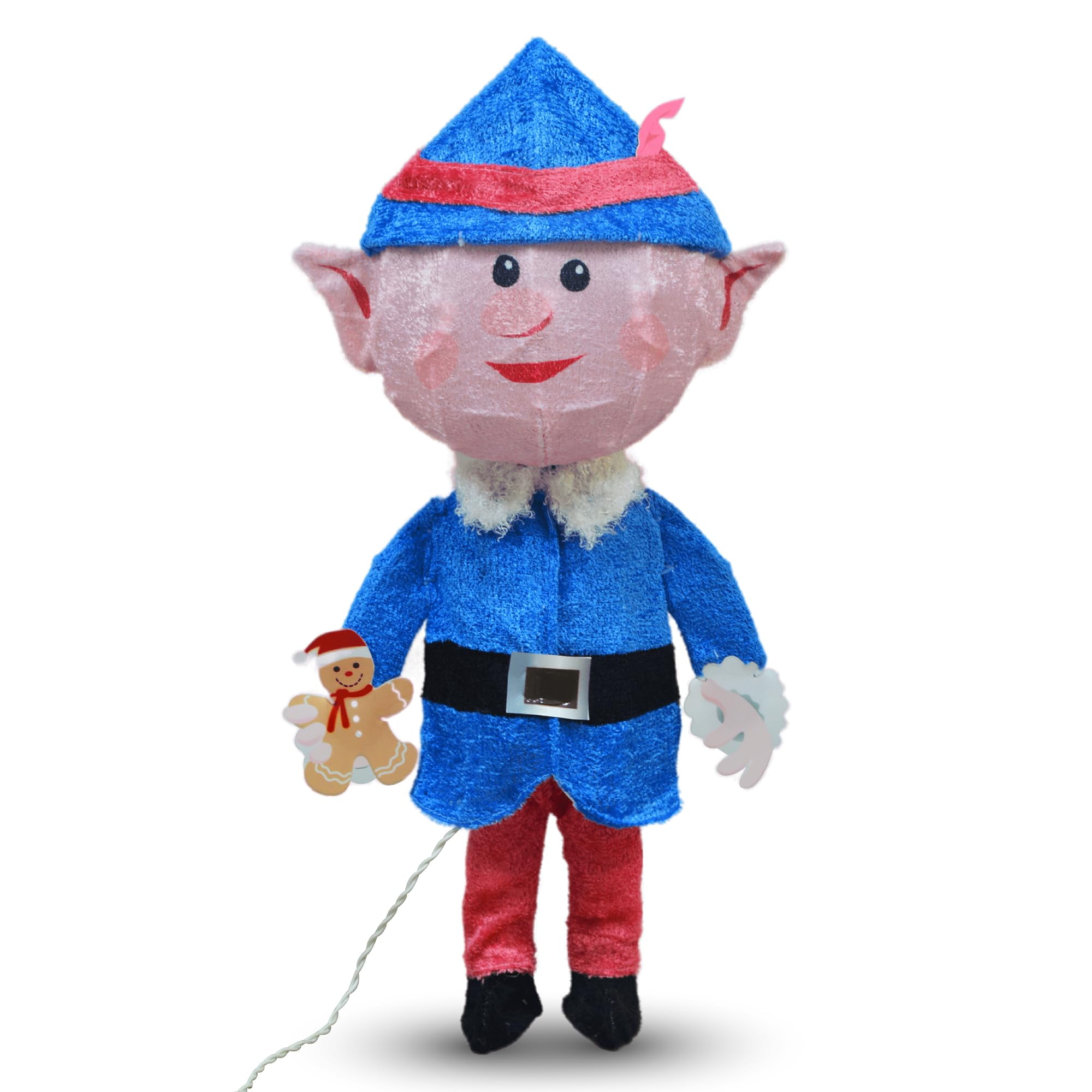 Productworks 24" Boy Elf Outdoor Rudolph Christmas Decorations, Rudolph ...