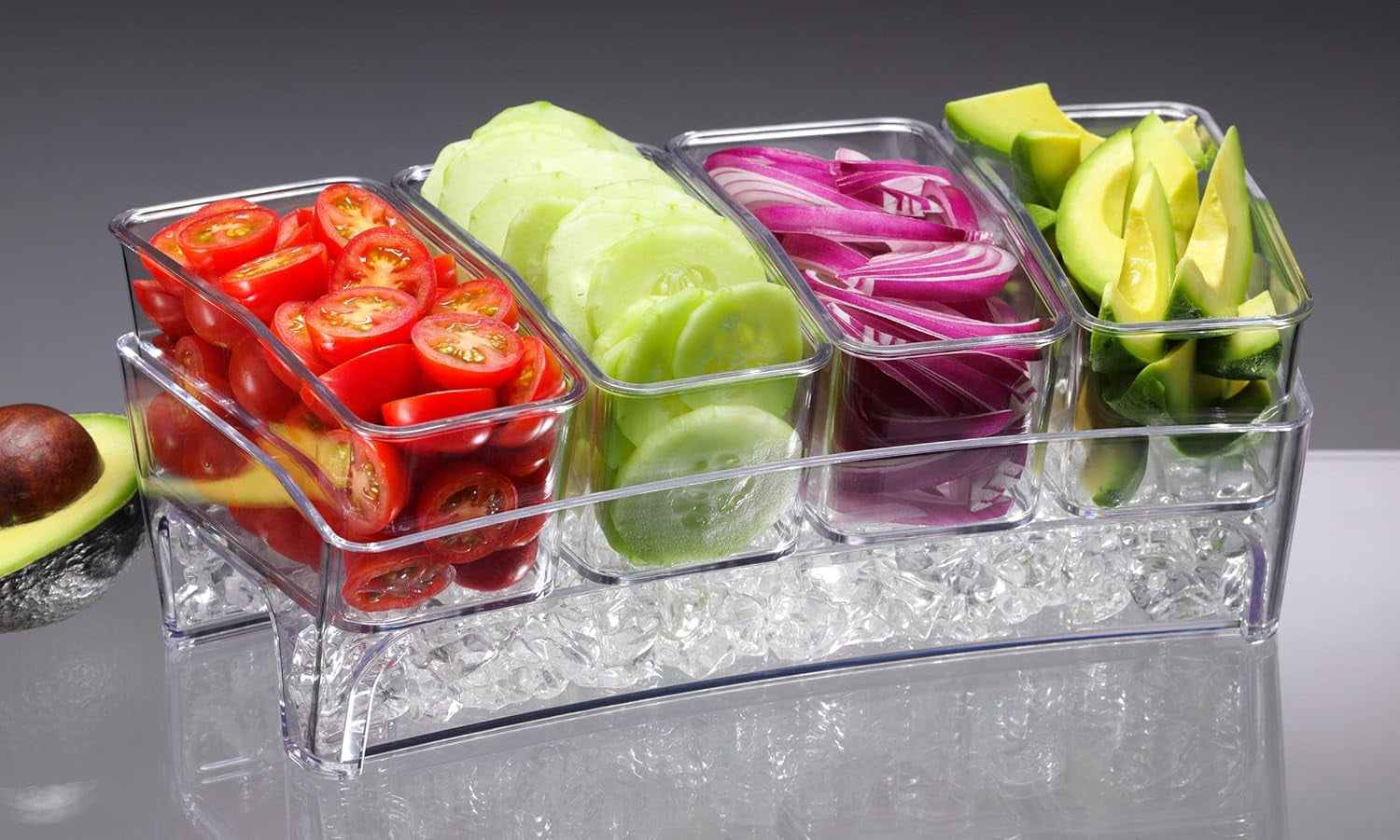 Prodyne Condiment Bar On Ice - Walmart.com