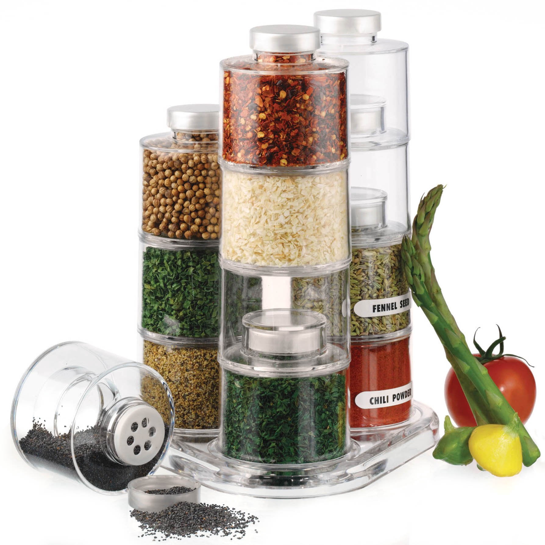 Prodyne Spice Tower, 12 Bottle C80 - Walmart.com
