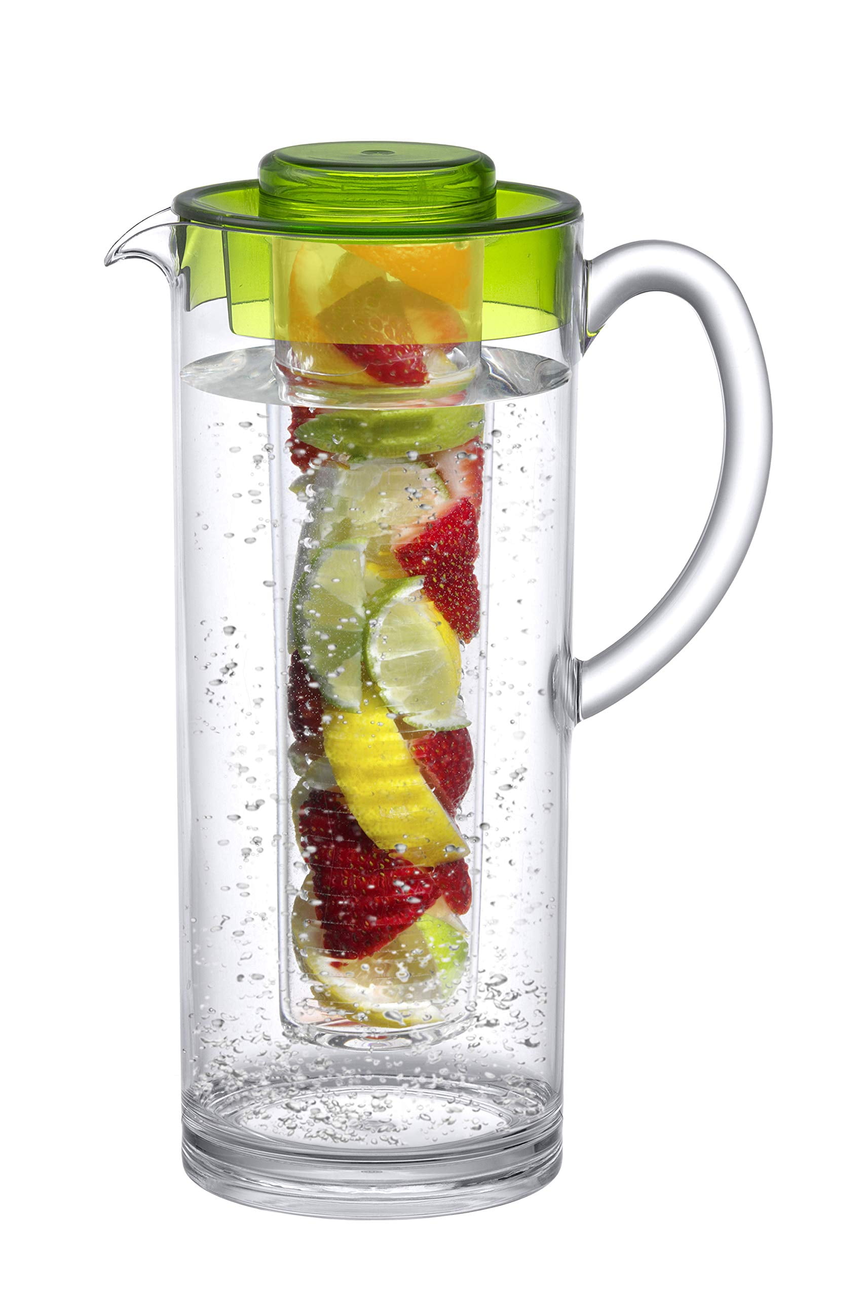 Prodyne Trim Fruit Infusion Pitcher, 60 oz, Green - Walmart.com