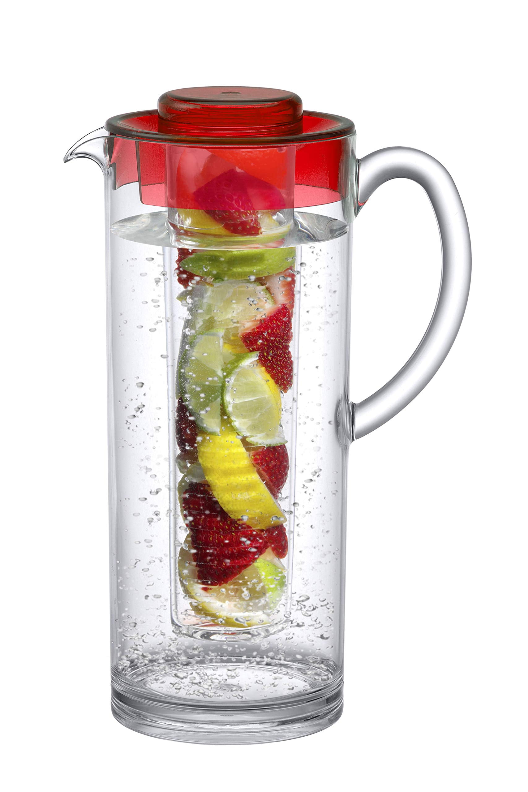 Free Shipping! Prodyne Trim Fruit Infusion Pitcher, 60 oz, Red ...