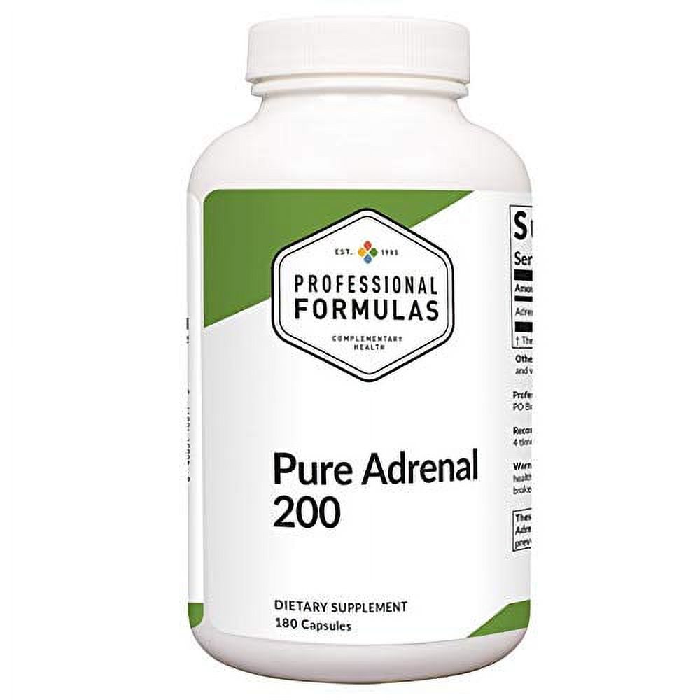 Prof. Complementary Health Formulas Pure Adrenal 200 180c - Walmart.com