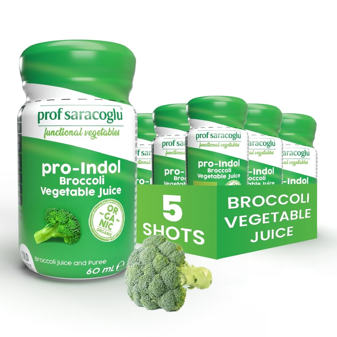 Prof Saracoglu Broccoli Herbal Shots – Cold-Pressed Broccoli Juice with ...