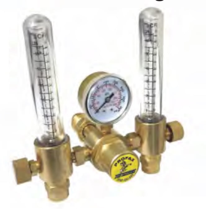 Profax DFM1430-580 - Dual Argon Flowmeter, Pack of (1) - Walmart.com