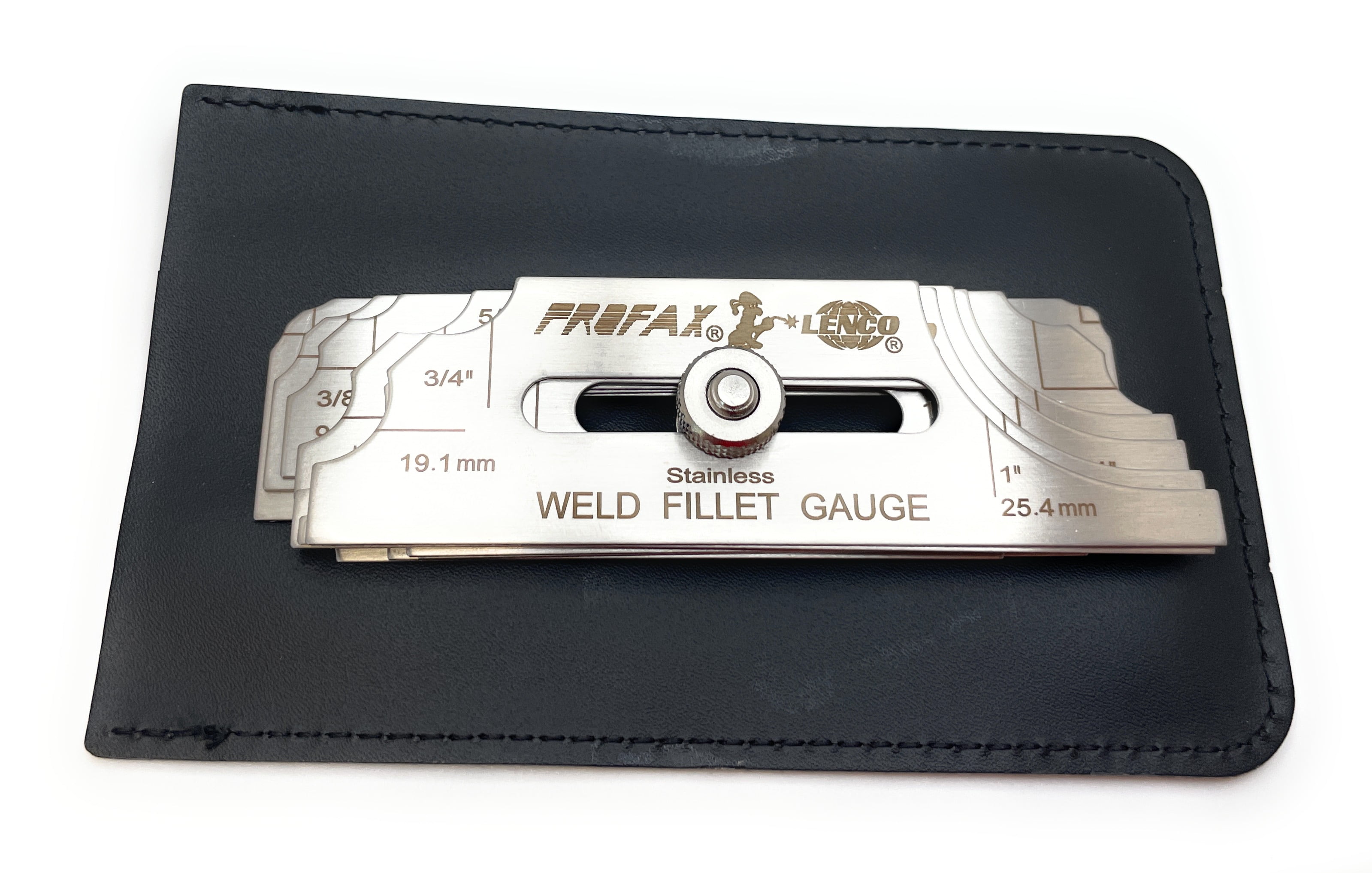 Profax WFG, Metal Weld Fillet Gauge Set, (1/8" - 1") Metric & Inch, 1 ...