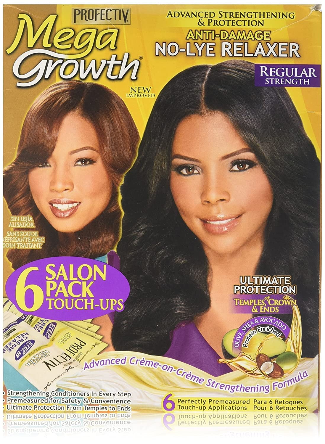Profectiv Mega Growth Anti Damage No Lye Hair Regular Strength Relaxer ...