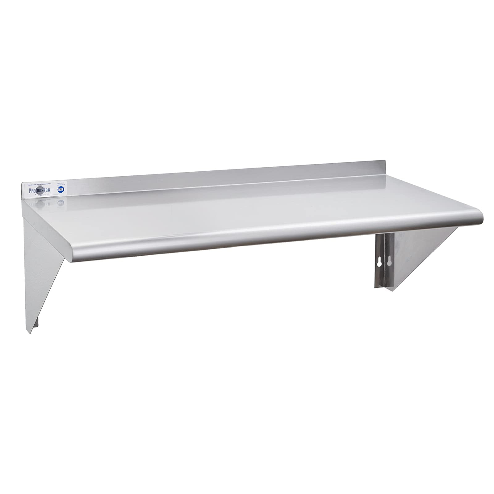 "Profeeshaw Industrial 14""x48"" Easy Install Metal Shelf, 350lb NSF ...
