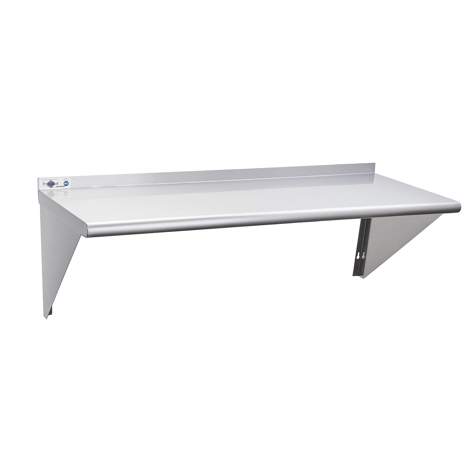 "Profeeshaw Easy Install 18""x48"" 400lb Stainless Steel Utility Shelf ...