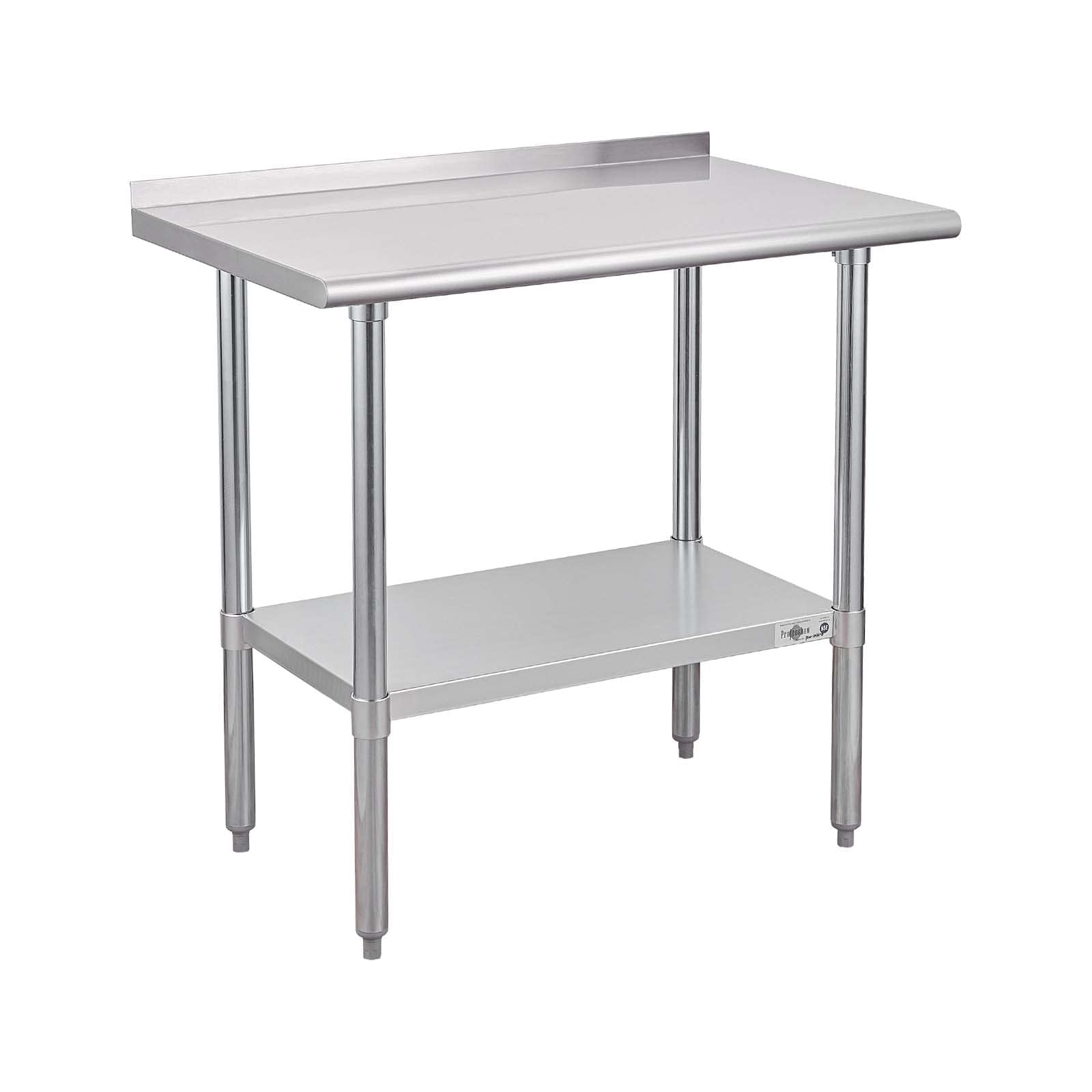 Profeeshaw NSF Stainless Steel 24" x 36" Commercial Kitchen Prep & Work ...