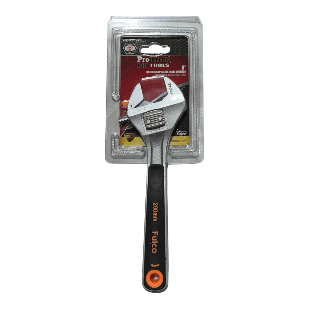 Proferred 8" Quick Snap Adjustable Wrench Matte Finish T07001 - Walmart.com