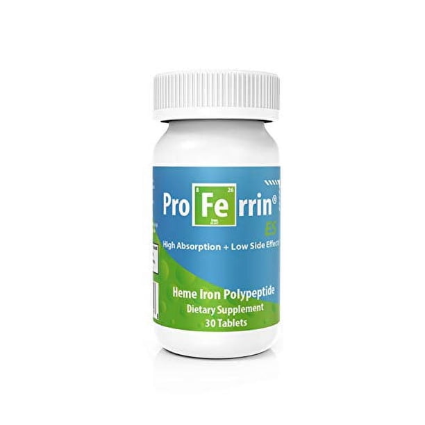 Proferrin ES- The Original Heme Iron Polypeptide Supplement, 30 Count ...