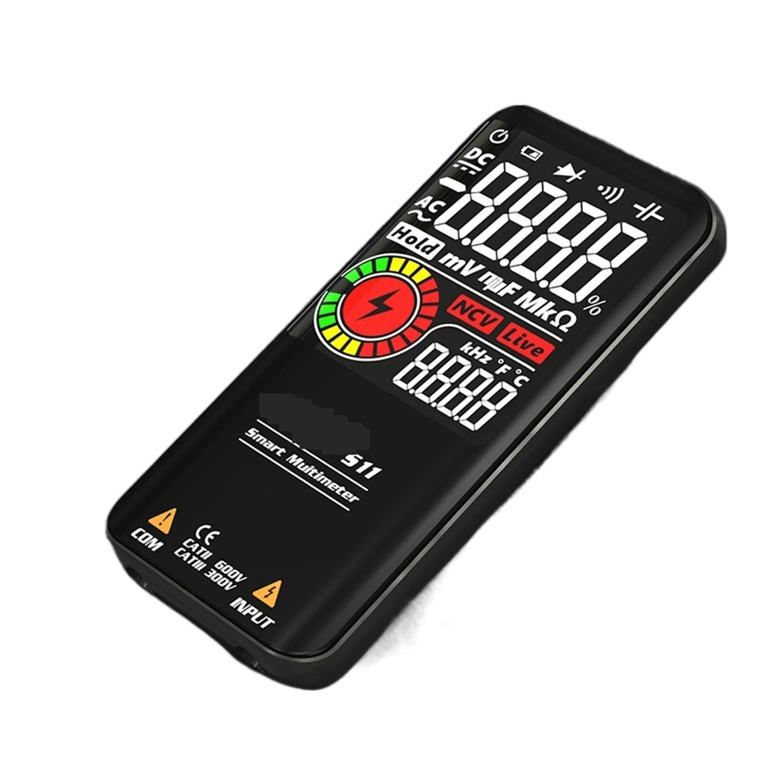 Profesional Digital Multimeter Smart 9999 EMF Multitester DC AC Voltage ...