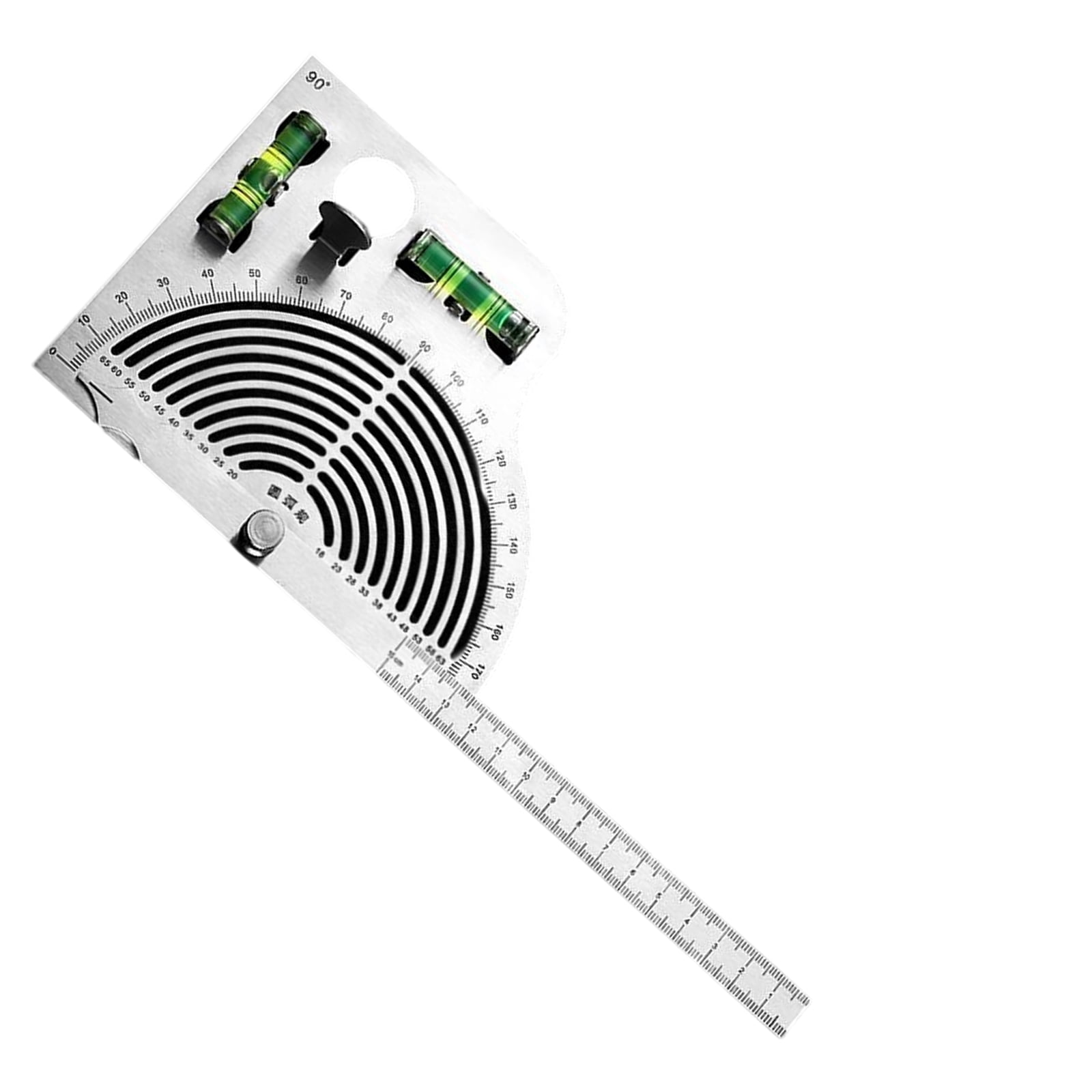 Professiona Angles Measuring Tool Featuring Bubble Levels Durabl Steel ...