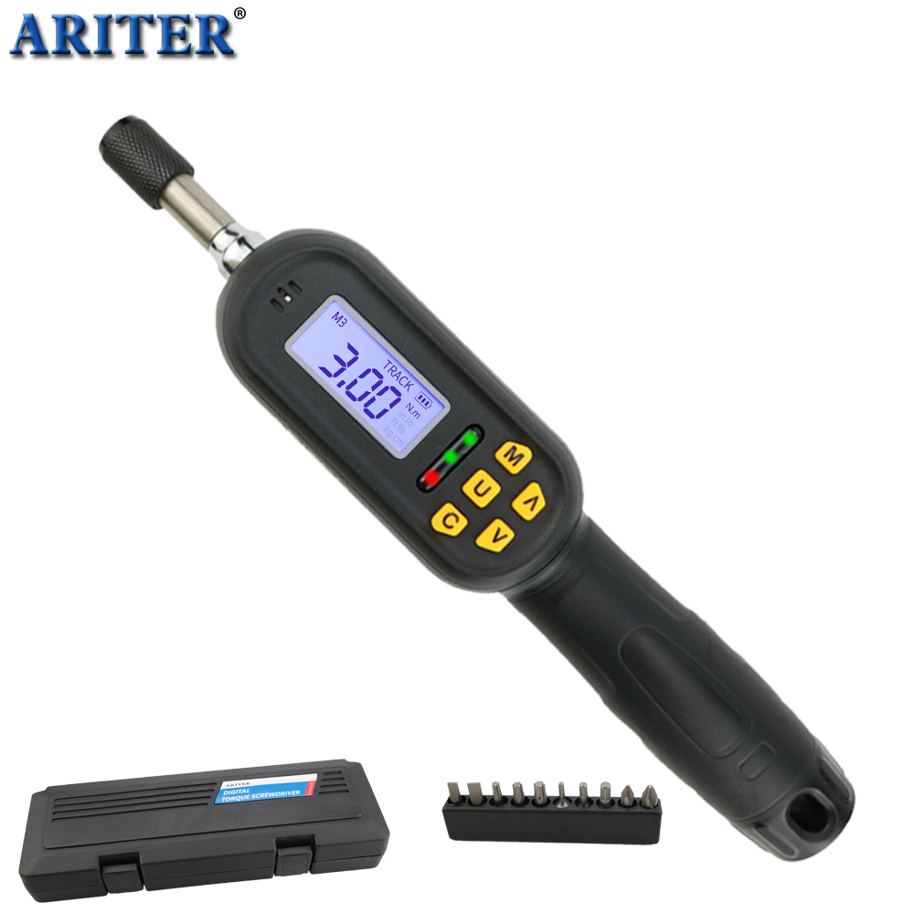 Professional 0.3-6N.m Digital Torque Screwdriver set 1/4" High ...
