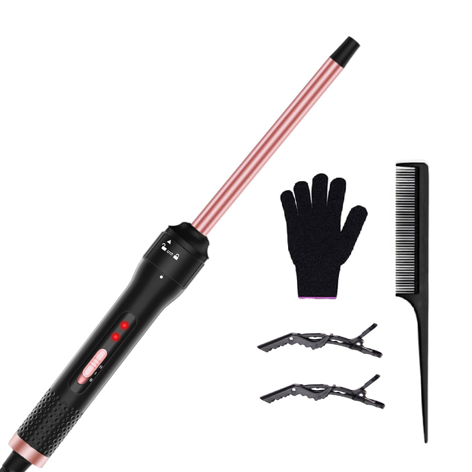 Professional 1/2 Inch Curling OKA4 Iron, Tiny Curling Wand for Short ...