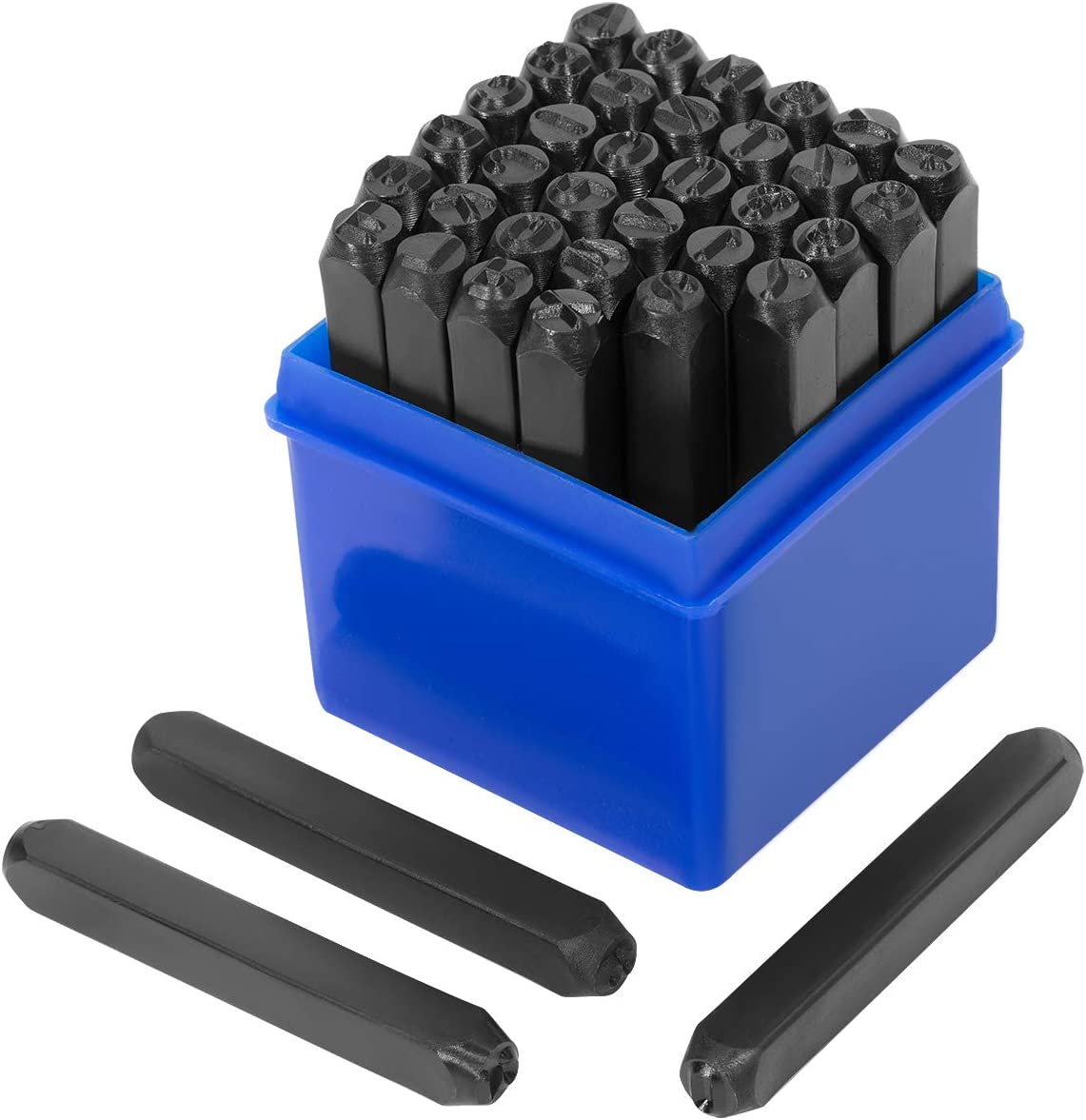 Professional 1/4" inch Stamping 36-Piece Tool Kit Alphabet Letter ...