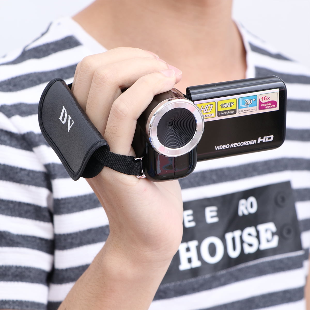 Professional Small Recording 1080P HD Digital Video Camcorder, 16X Zoom ...