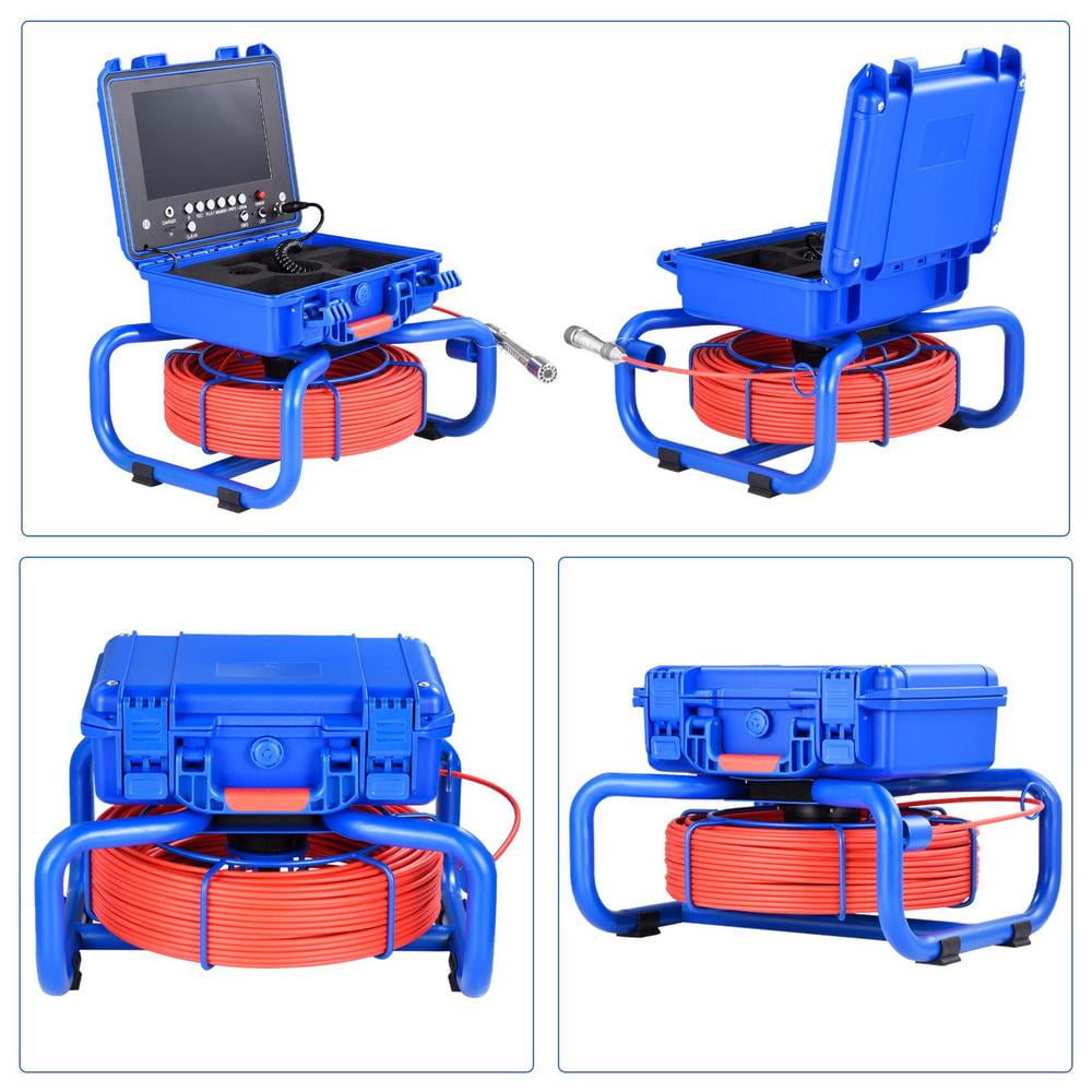Professional 1080P HD Sewer Camera with 512Hz Transmitter, 100ft Snake ...