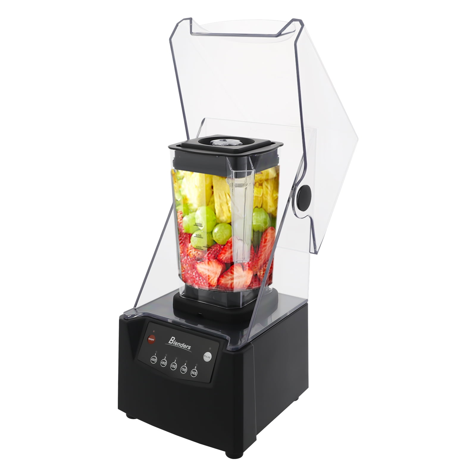 Professional 110V 2200W High Power Quiet Blender 1.8L Soundproof ...