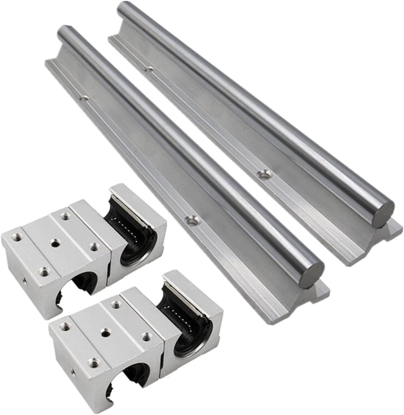 Professional 12mm Rod SBR12 Fully Supported Linear Rail Guide Lineaire Shaft with 4Pcs SBR12UU ...