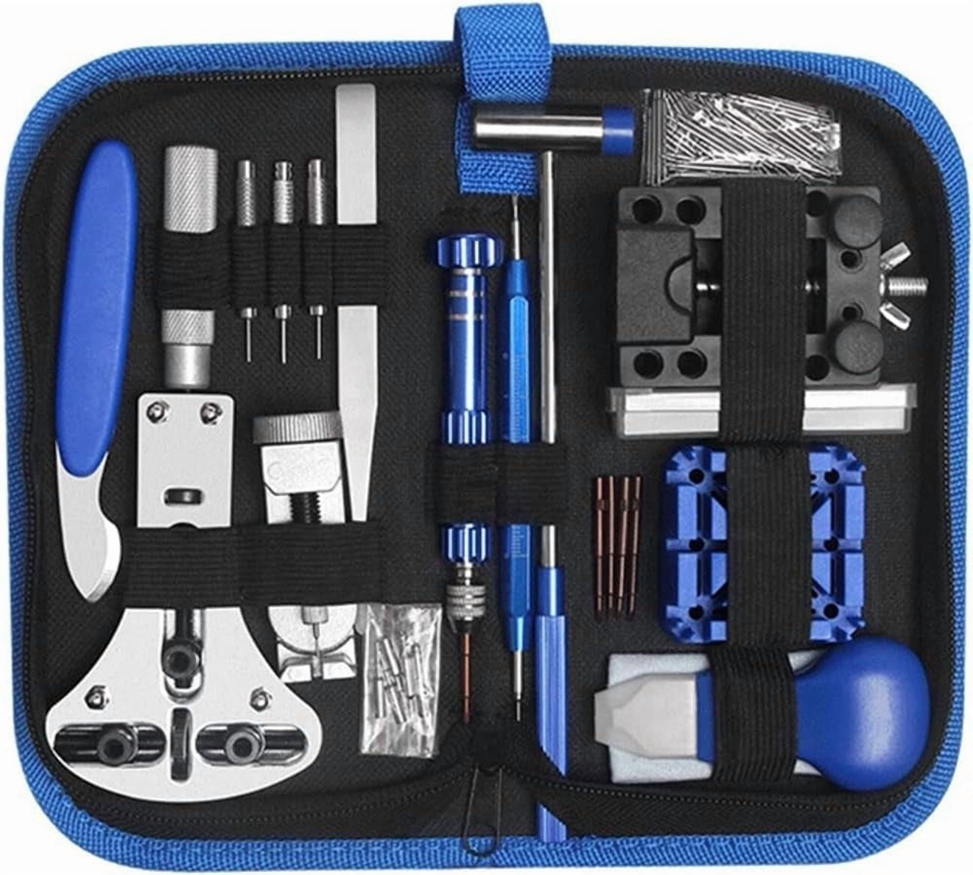 Professional 153-Piece Watch Repair Kit, Complete Watchmaker Tool Set ...