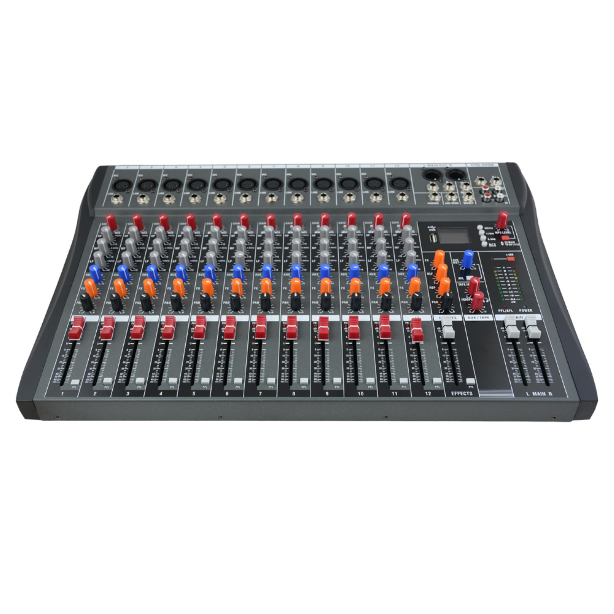 Professional 16 Channel Mixing Console with Bluetooth and USB for Clear ...