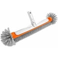 Professional 17.5" Floor & Wall Pool Cleaning Brush with Tough Around ...
