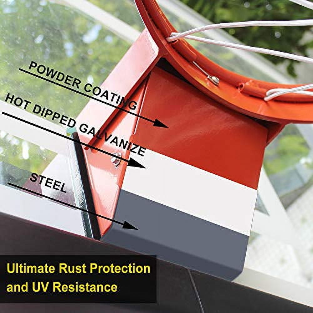 Professional 180º Heavy Duty Breakaway Basketball Rim，18 inch Single ...