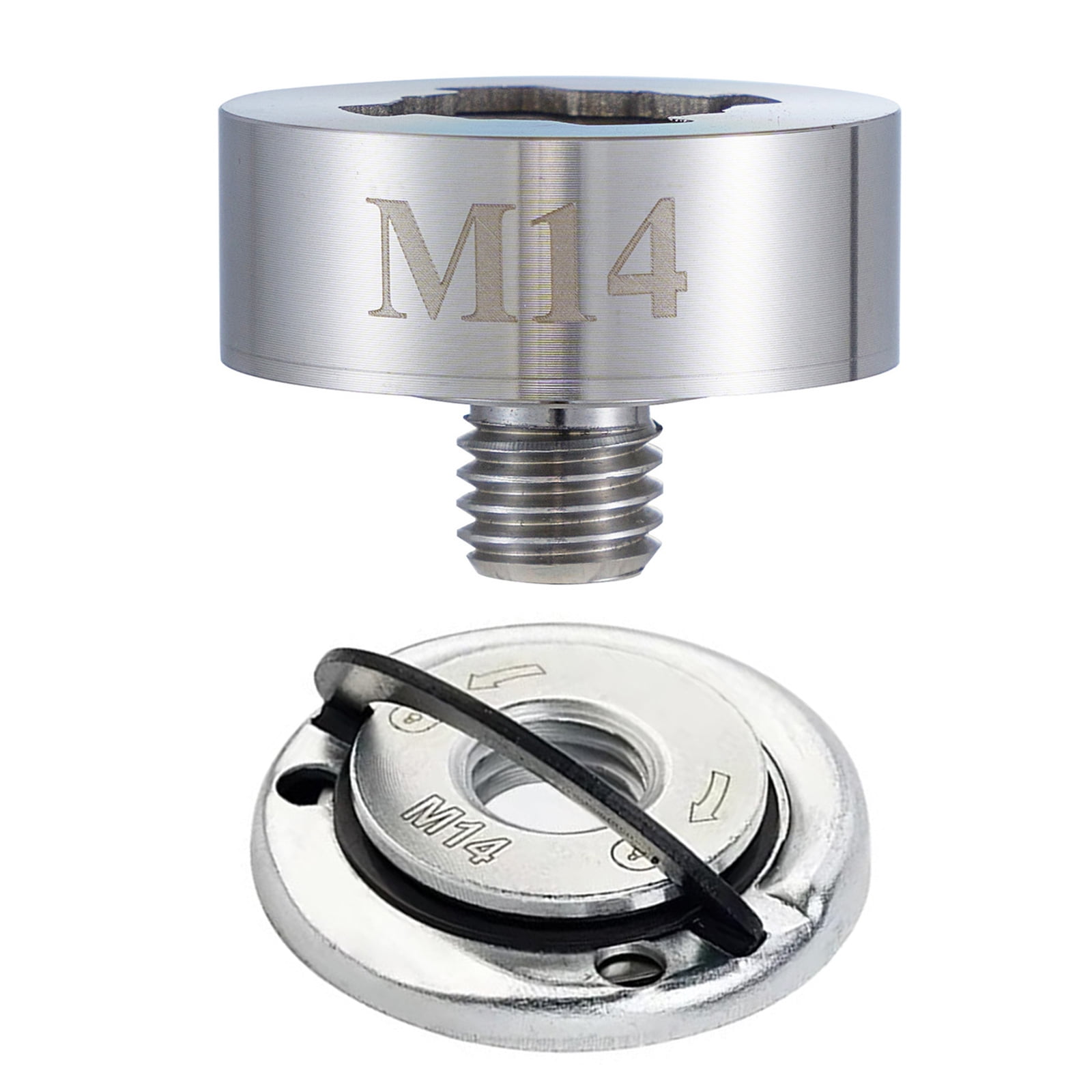 Professional 2 Piece Angles Grinder Shafts Adapter Includes Flange Nut ...