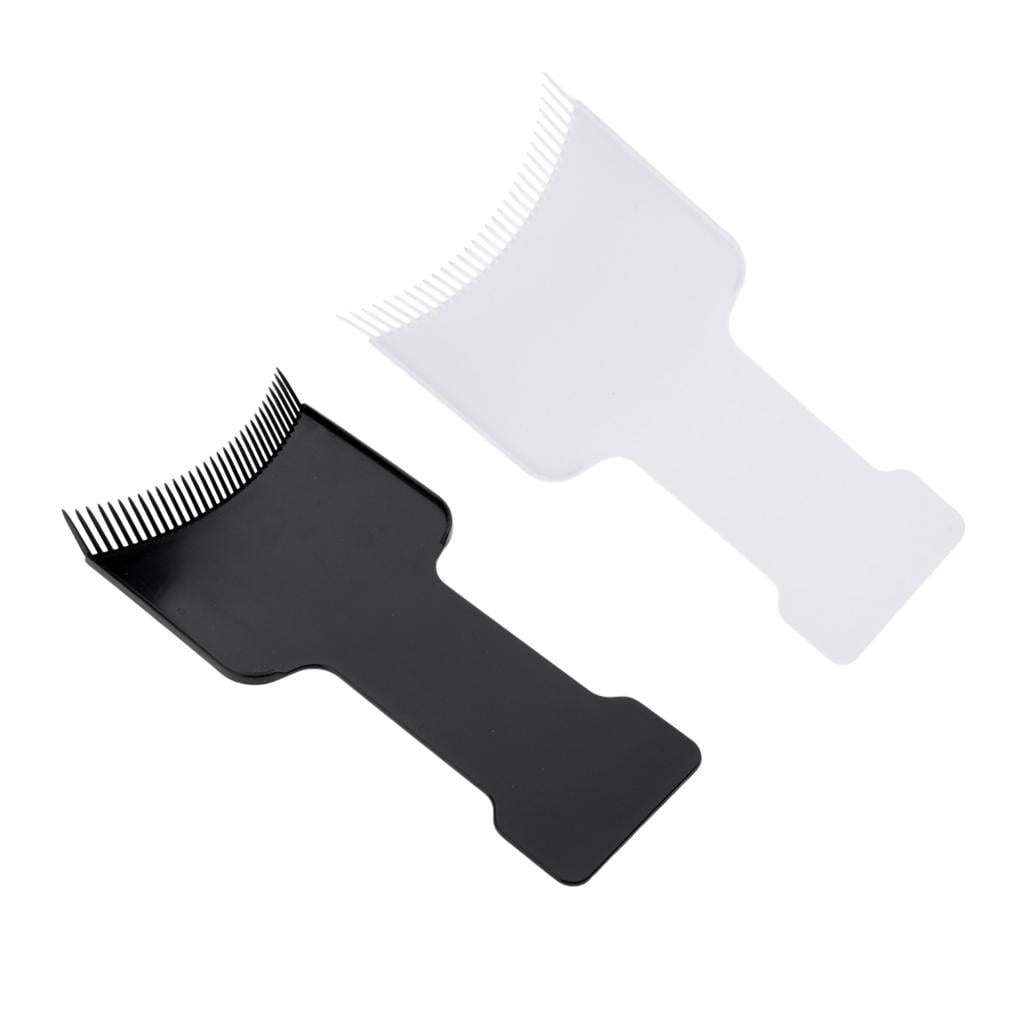 Professional 2 Pieces Flat Top Board Comb Hair Highlighting Sectioning ...