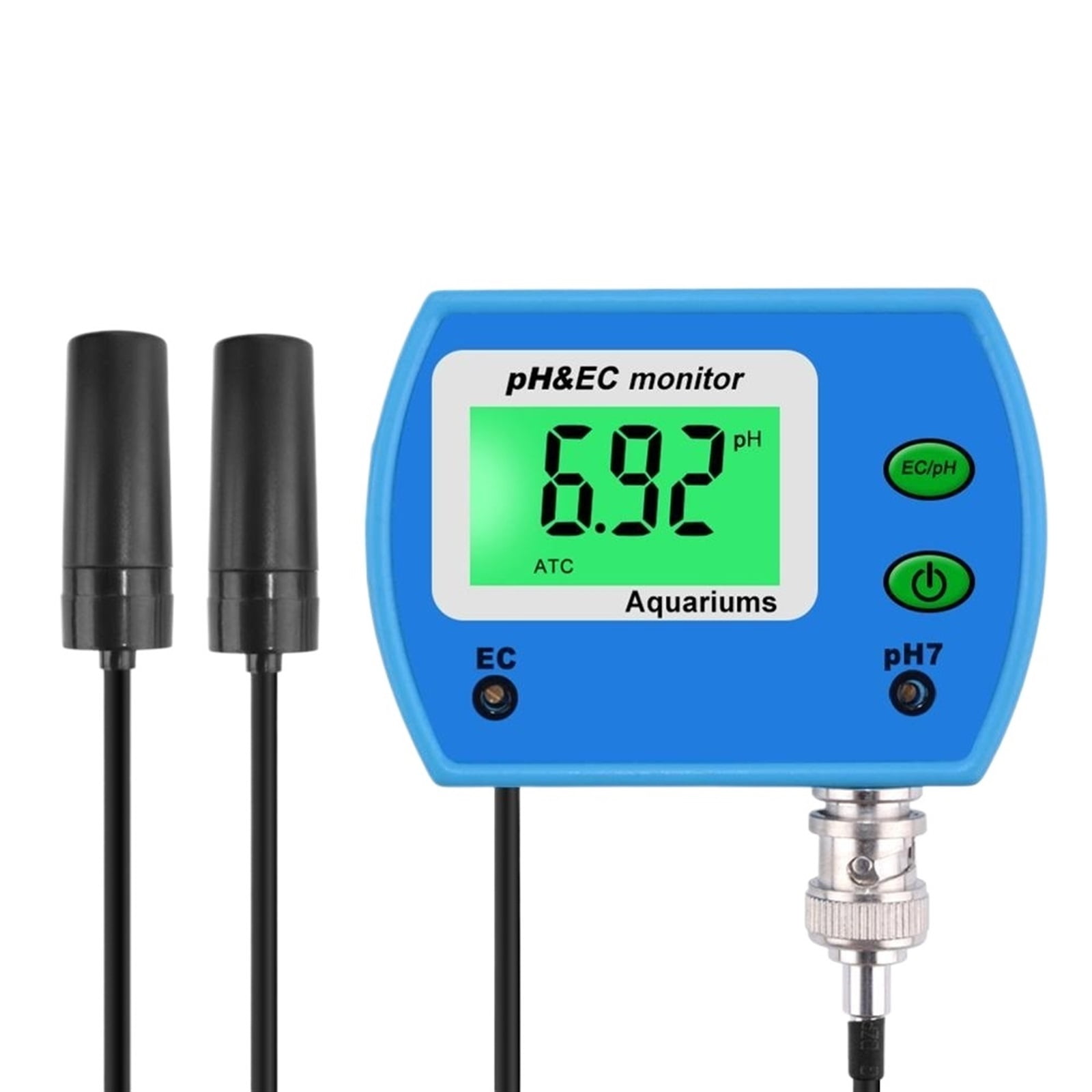 Professional 2 in 1 pH Meter EC meter for Aquarium Multi-parameter Water Quality Monitor Online ...