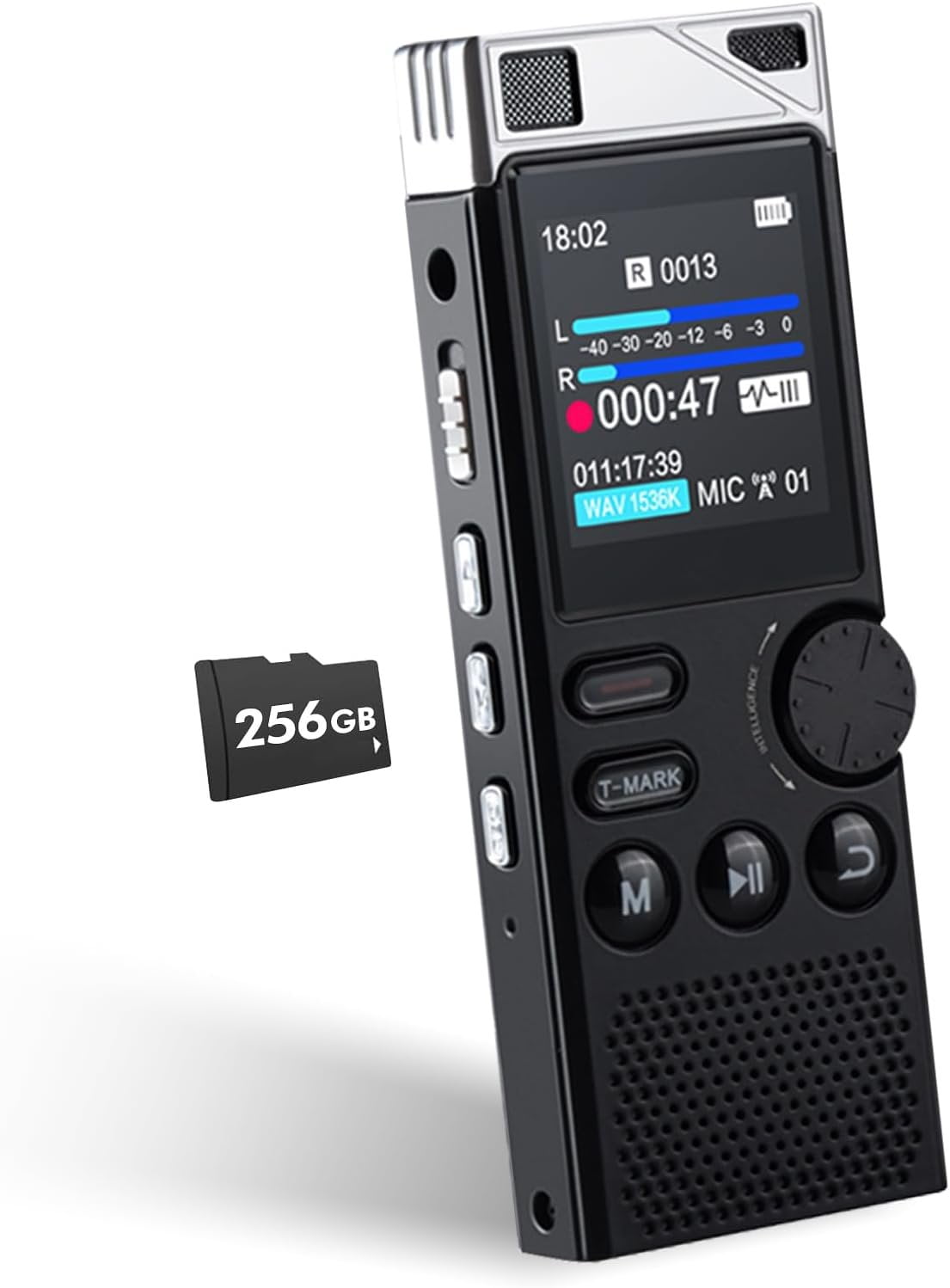 Professional 264GB Digital Voice Recorder - Voice Activated Recorder ...