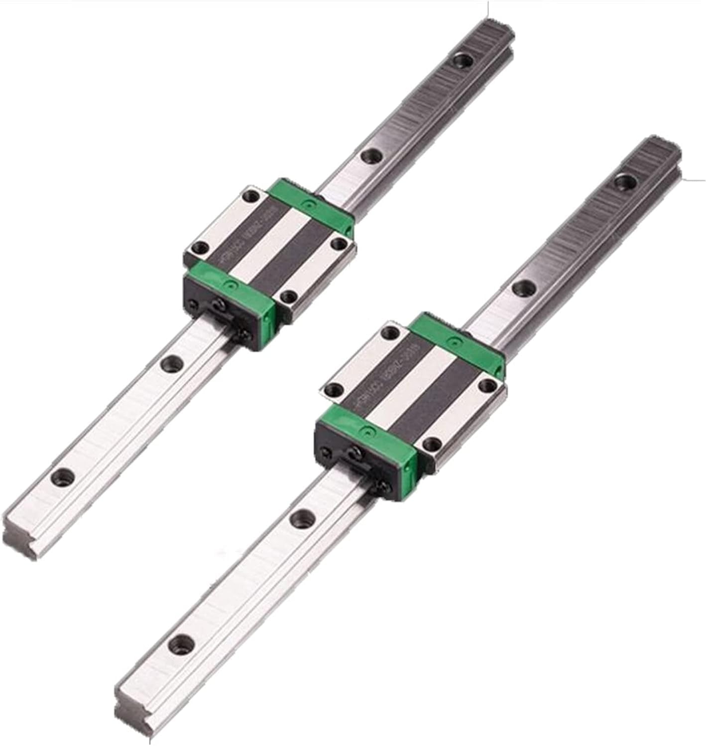 Professional 2PCS HGR20 HGR15 Square Linear Guide Rail + 4PCS Slide Bearing Block HGH15CA ...
