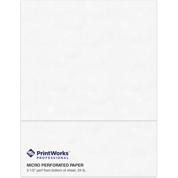 Perforated Printer Paper