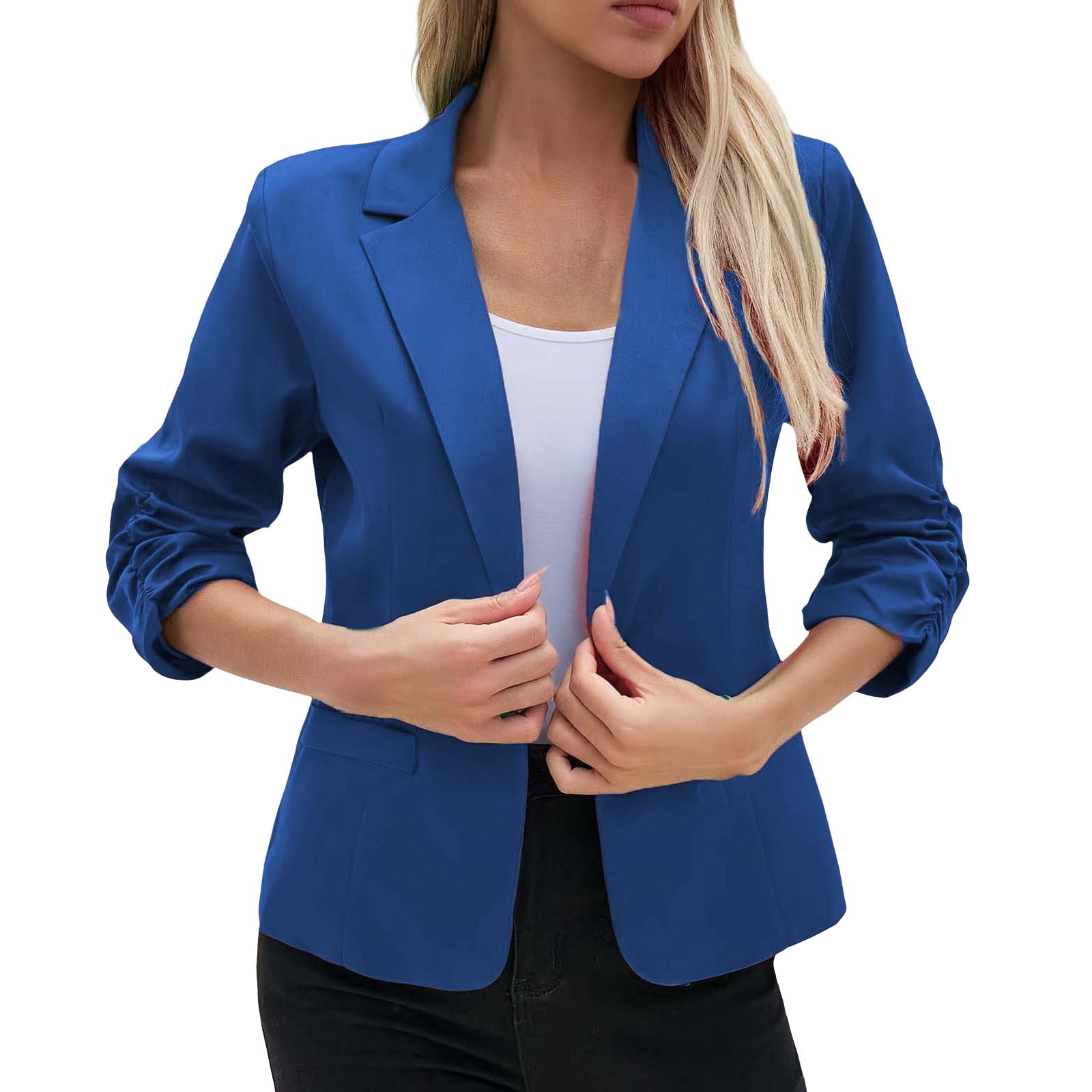 Professional 3 4 Sleeve Suit Jacket For Women Office Wear Business ...