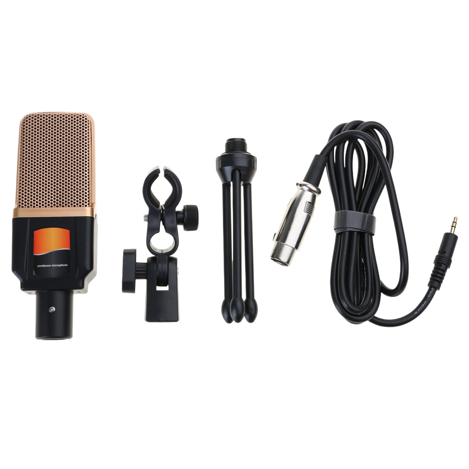 Professional 3.5mm Condenser Microphone 3.5mm Mic With Stand For PC ...