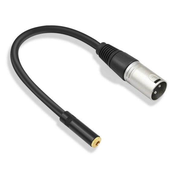 Professional 3.5mm to 3Pin Cable Line Stereo Female to Male Port ...