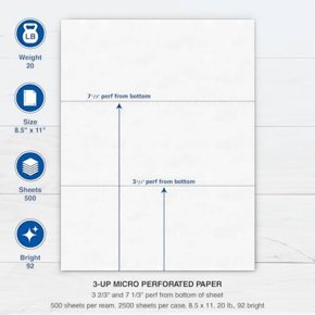 Perforated Printer Paper