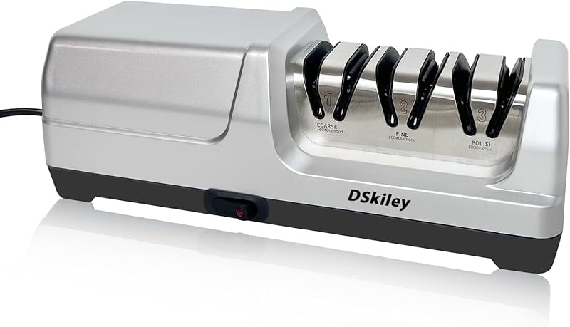 Professional 3-stage Electric Knife Sharpener for Kitchen Knives, with ...