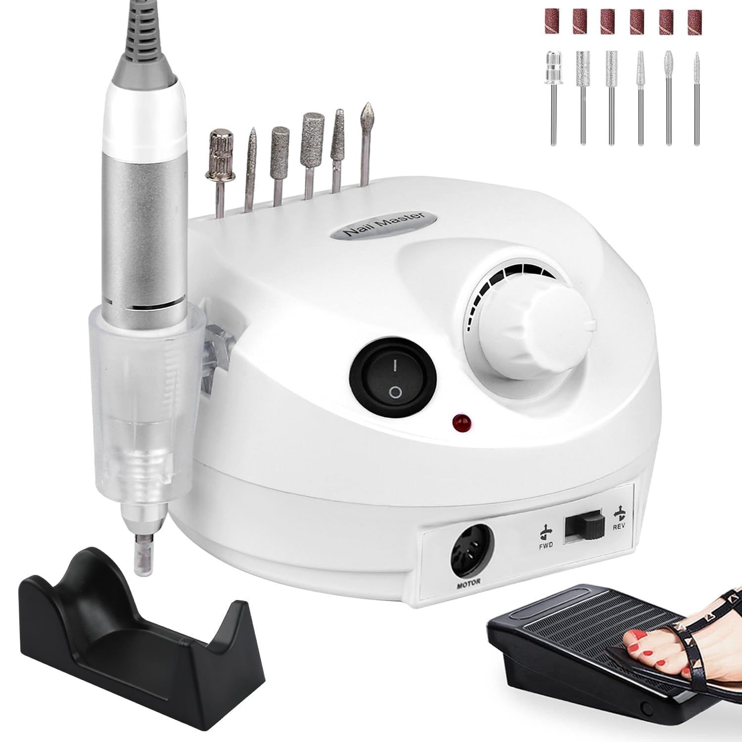 Professional 30000RPM Electric E File Nail Drill Machine Set - with ...