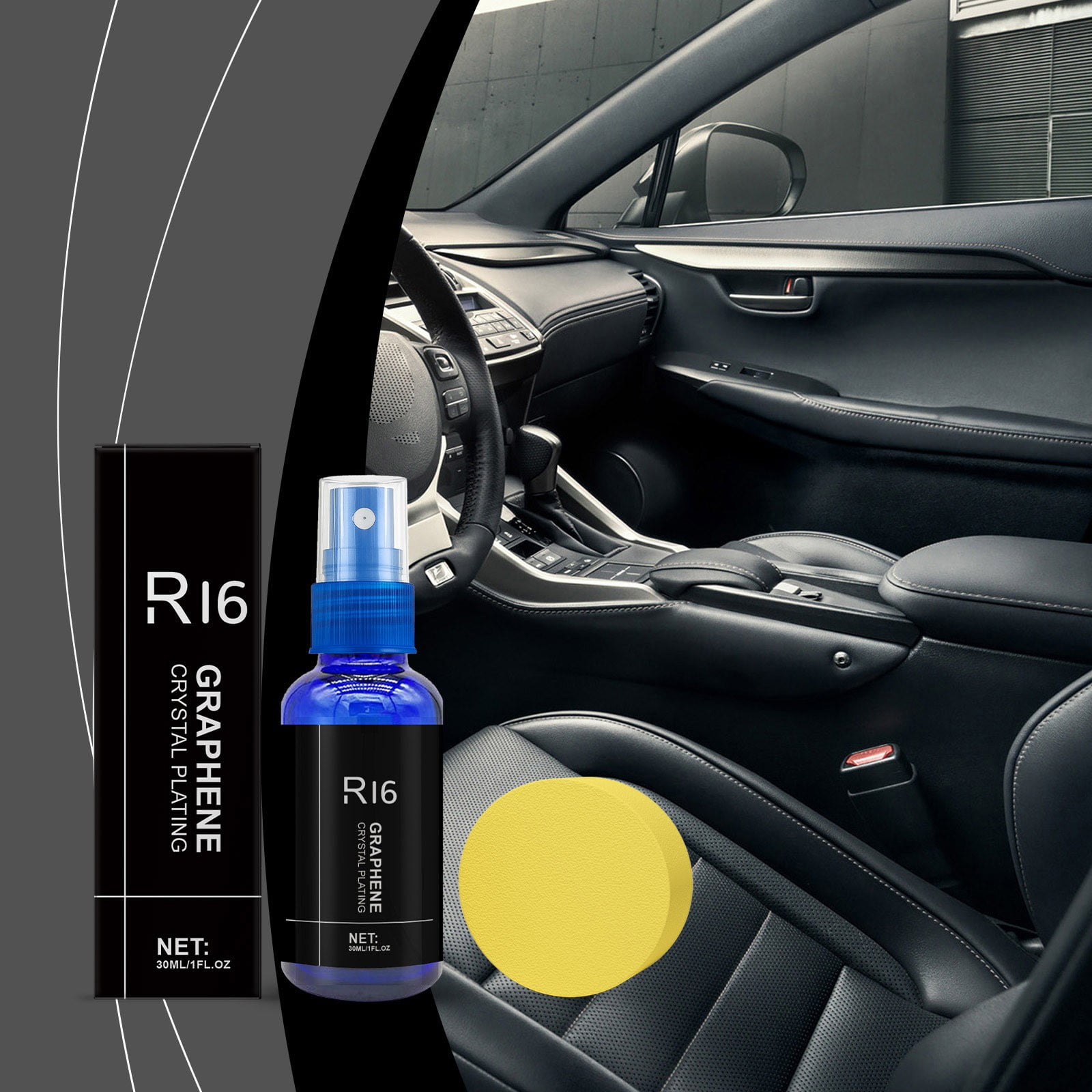Professional 30ml Car Interior Plastic Restorer Spray - Anti-Aging ...