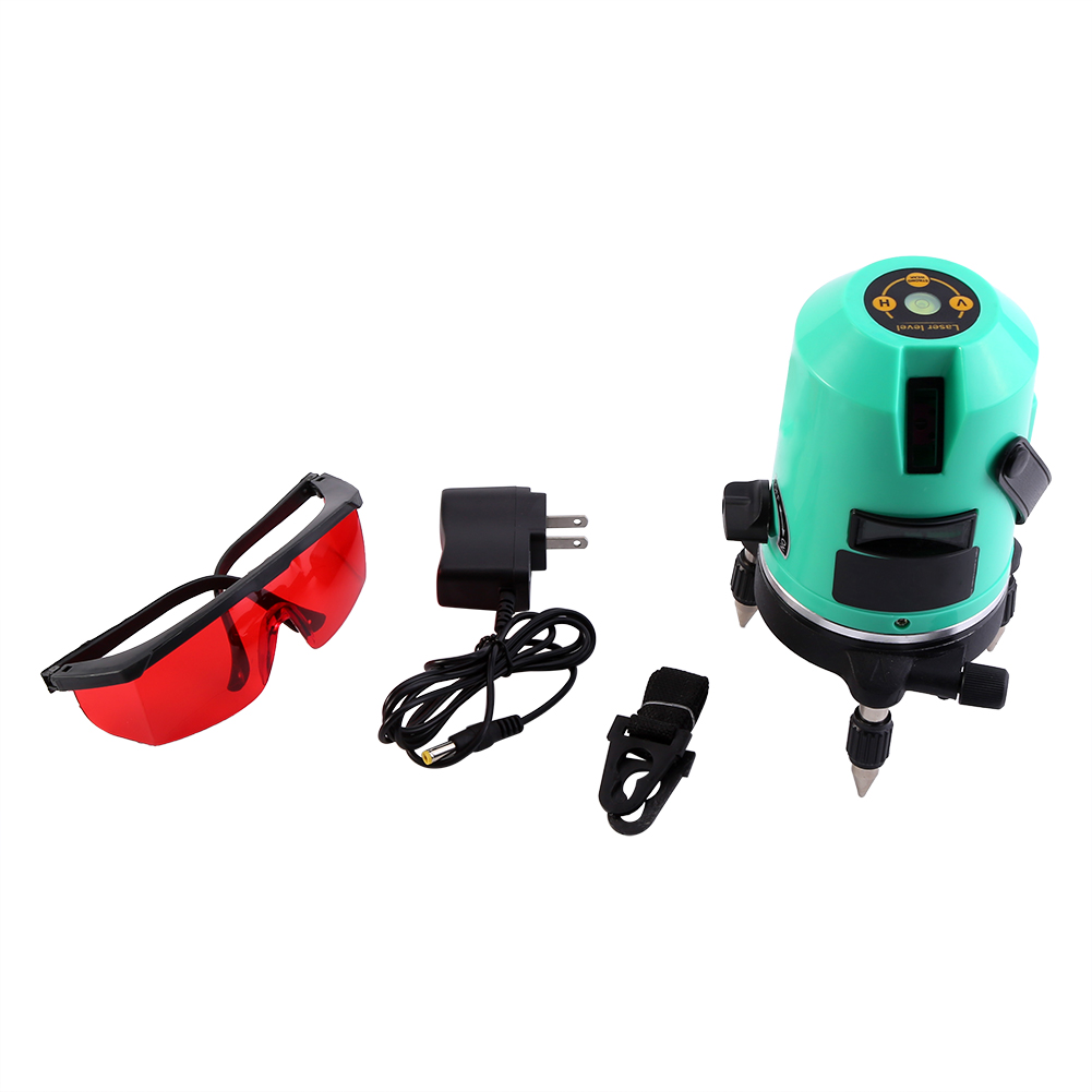 Professional 360° Rotary Self Leveling 2 Line 2 Point Laser Leveler ...