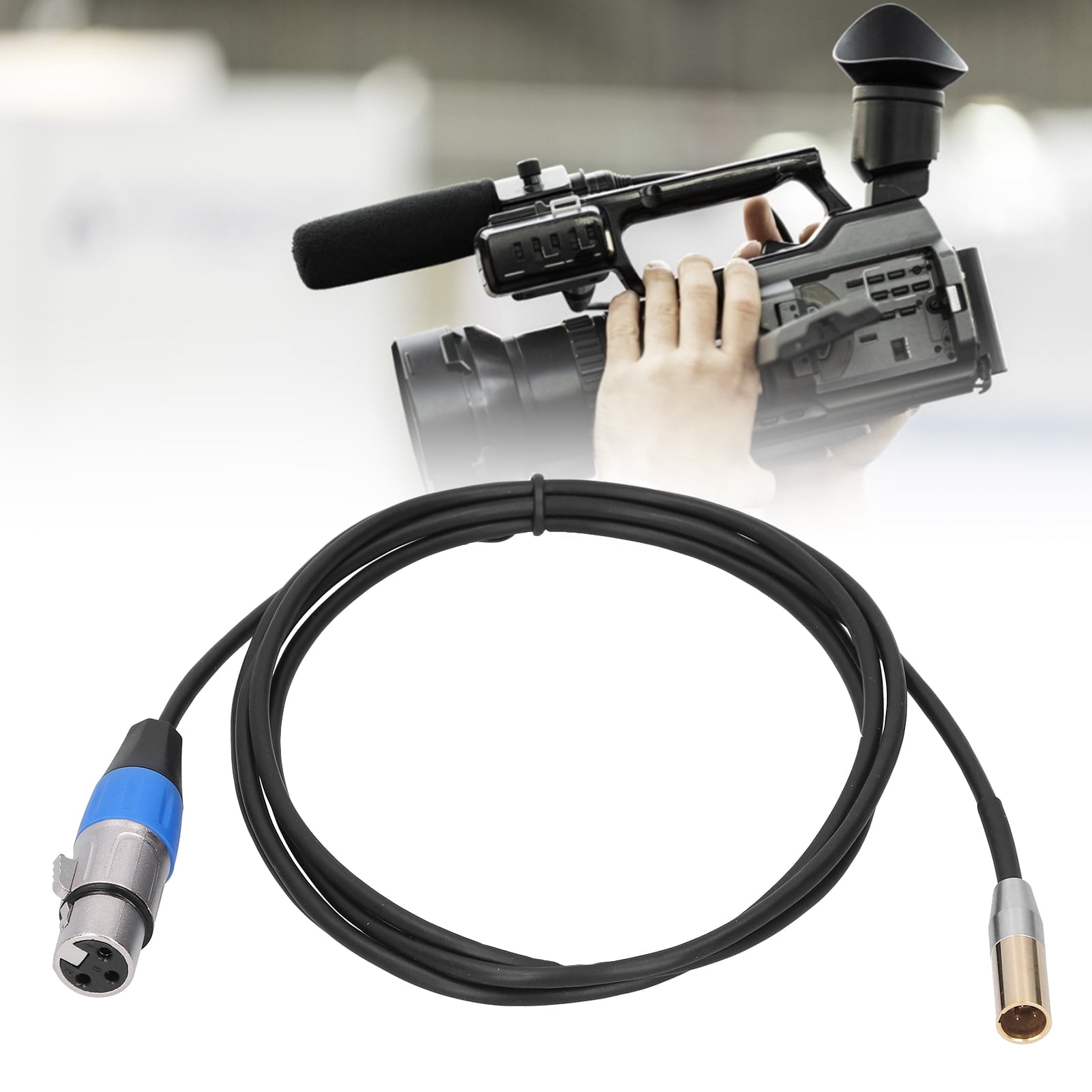 Professional 3Pin XLR Audio Cable, Mini XLR To Female XLR For Studio ...
