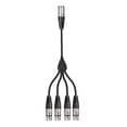 Professional 3Pin XLR Connectors Cable 1M 4F Metal Housing Studio Live ...