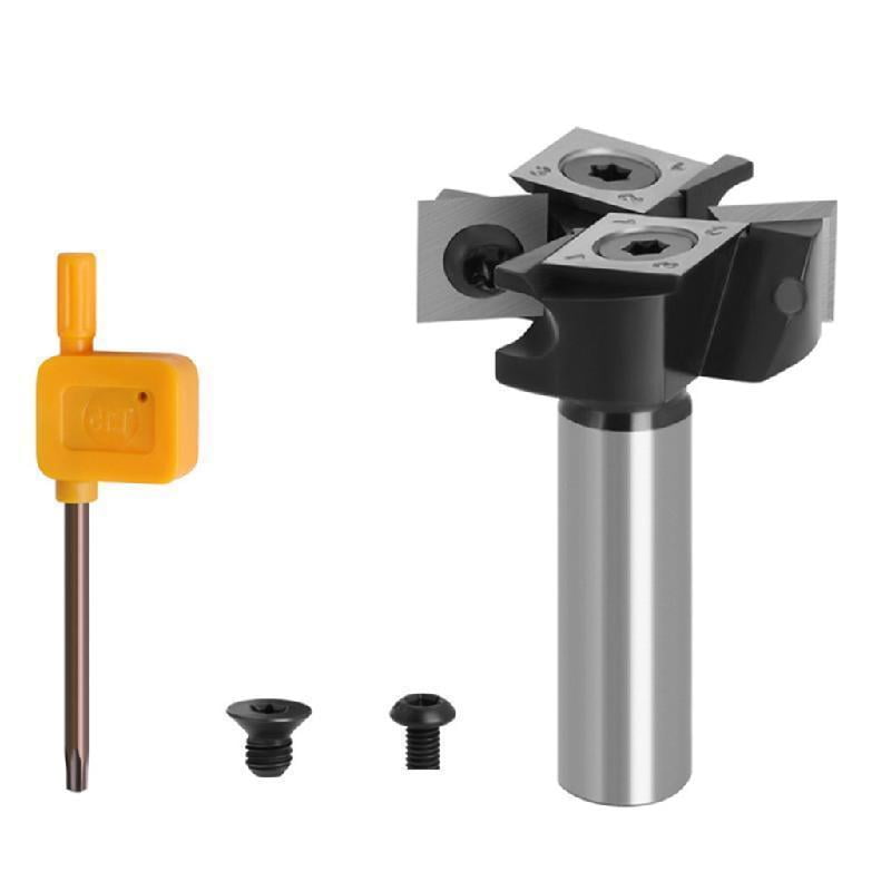 Professional 4-Flute CNC Spoilboard Surfacing Router Bits Removable ...